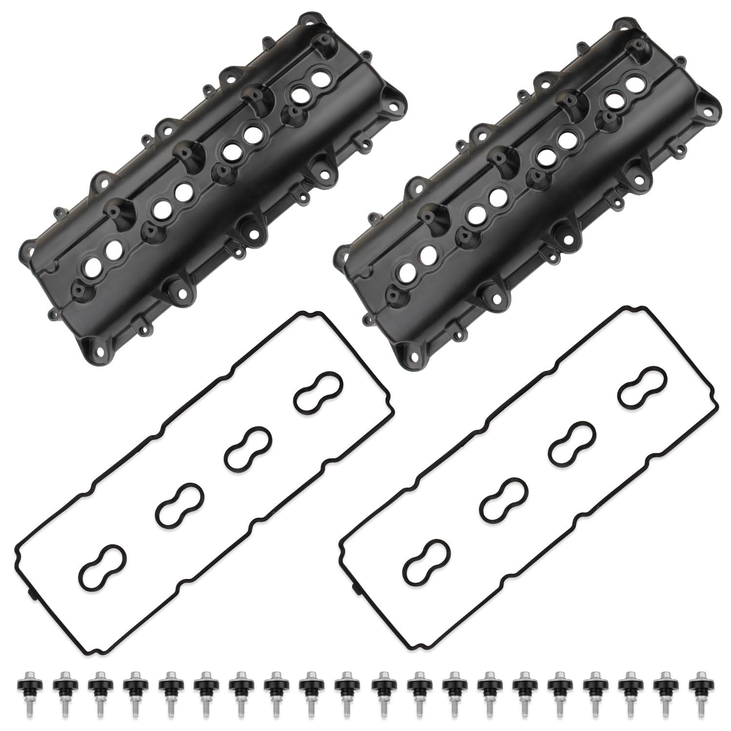 Snapklik.com : HSPSWIFTER Aluminum Valve Cover Set Compatible