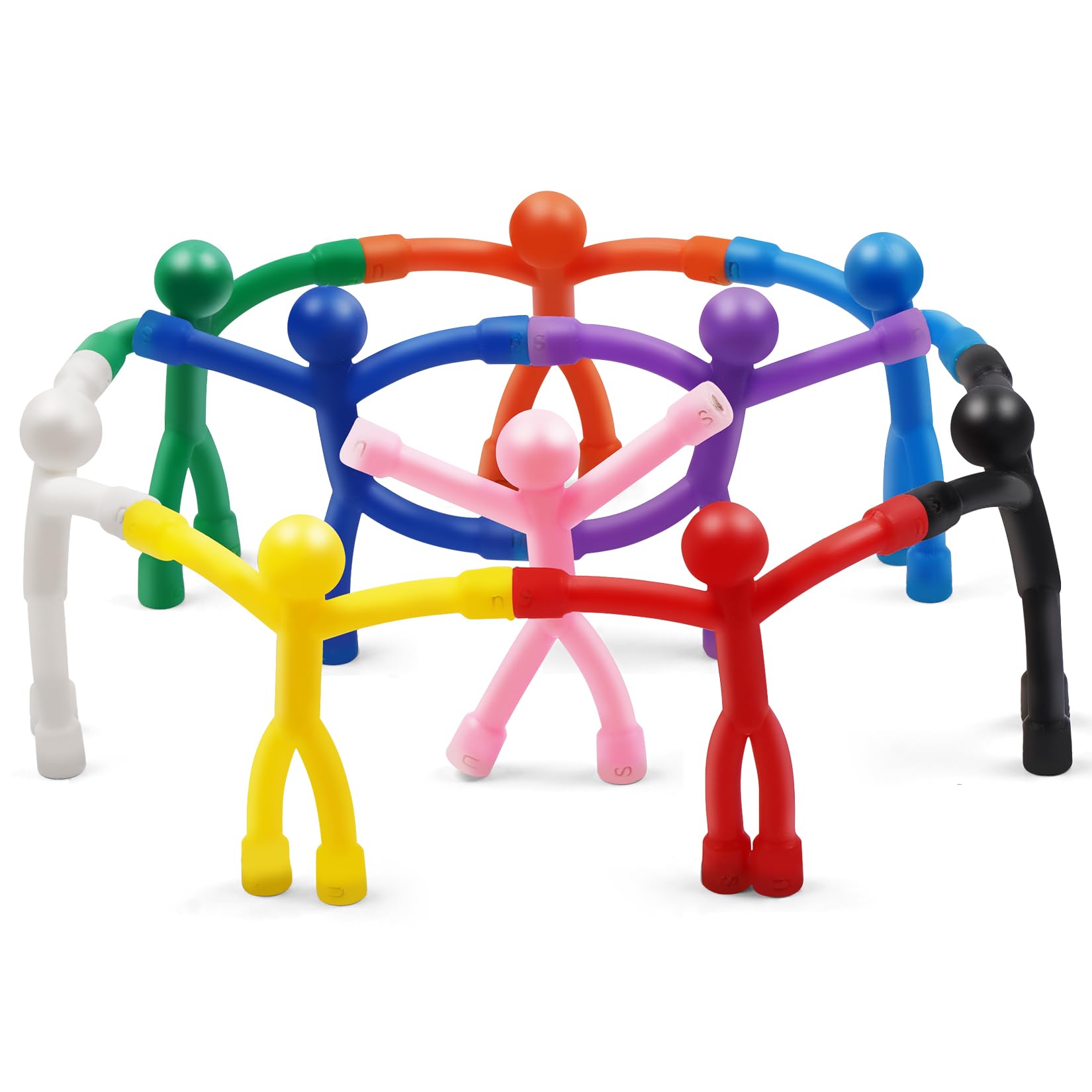 Amazon.com: WUDIME 10 Pack Magnetic People, Magnetic Men Magnet Toys ...