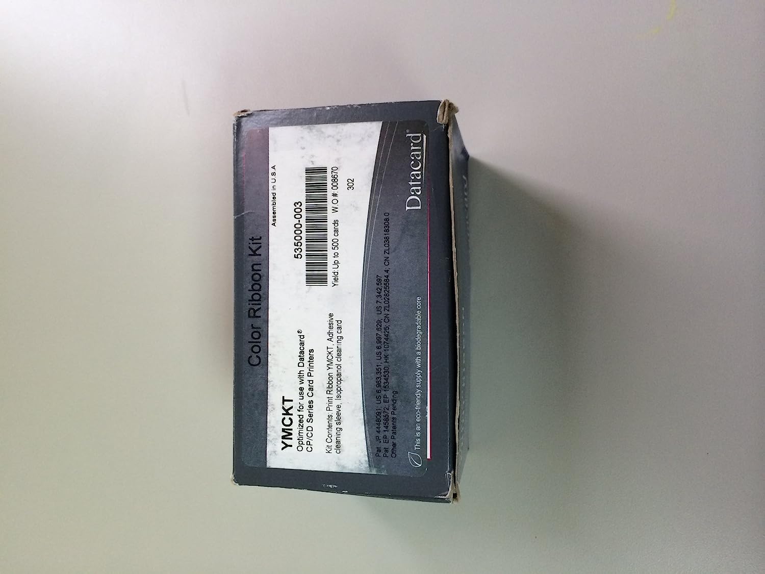 Datacard 535000 003 Printer Ribbon Printer Ribbons Black Cyan Magenta ...