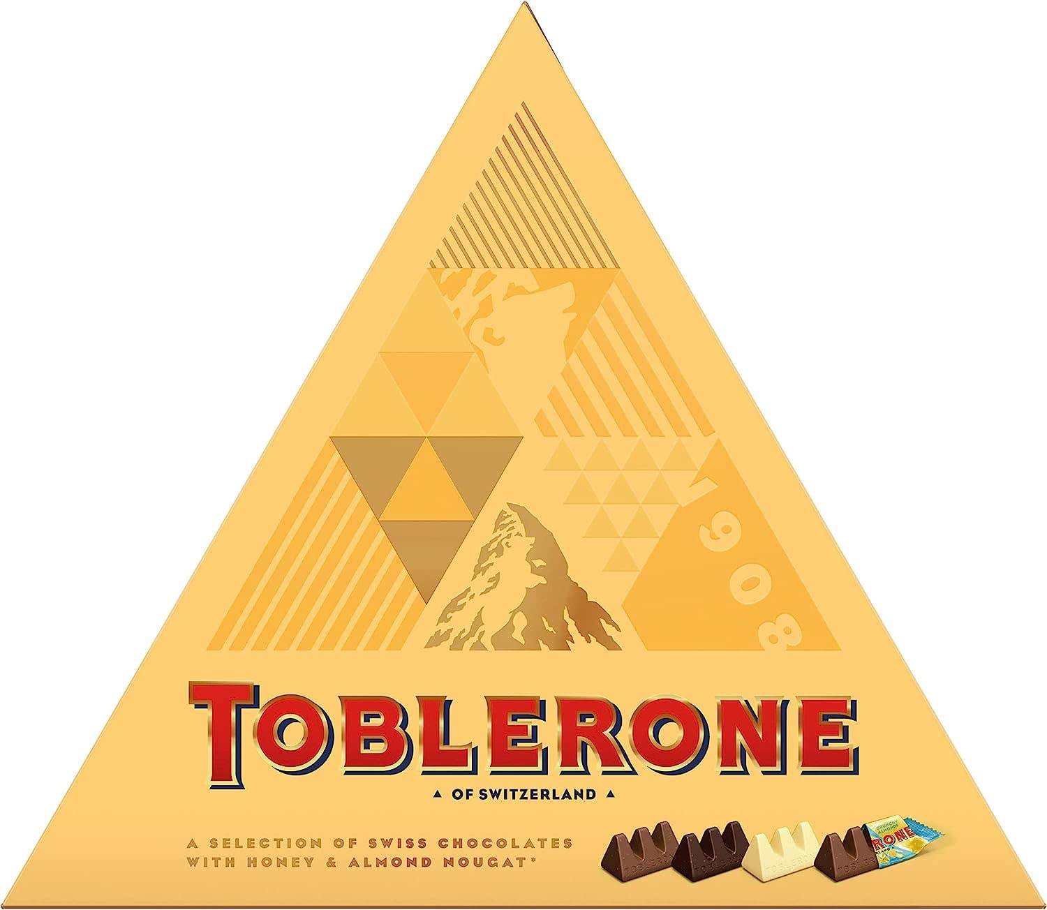 Buy Toblerone Tiny Assortment Swiss Chocolate Gift Set, Dark Chocolate ...