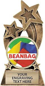 Amazon.com : Crown Awards Bean Bag Trophy, 5.75" Glory Resin Bean Bag ...