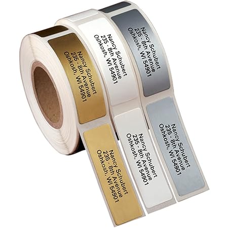 Personalized Self-Stick Address Labels 200 - White