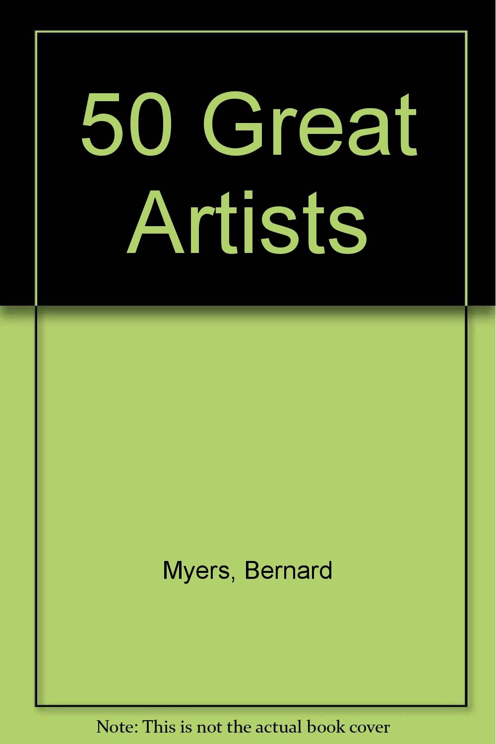 50 Great Artists: Melvyn Bragg: Amazon.com: Books