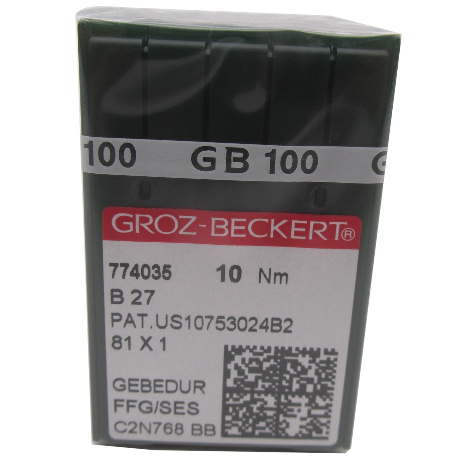 Amazon.com: GROZ-BECKERT Needle in CKPSMS Clear Plastic Box - 100PCS ...