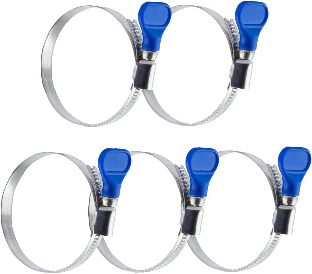 POWERTEC 70332 3 Inch Key Hose Clamp, Thumb Screw Key Adjustable ...