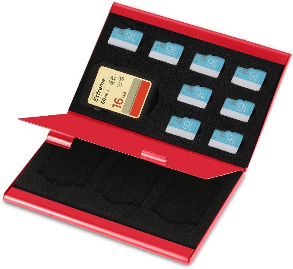 ZJchao Estuche de Almacenamiento Tarjetas de Memoria Carcasa SD 4PCS ...