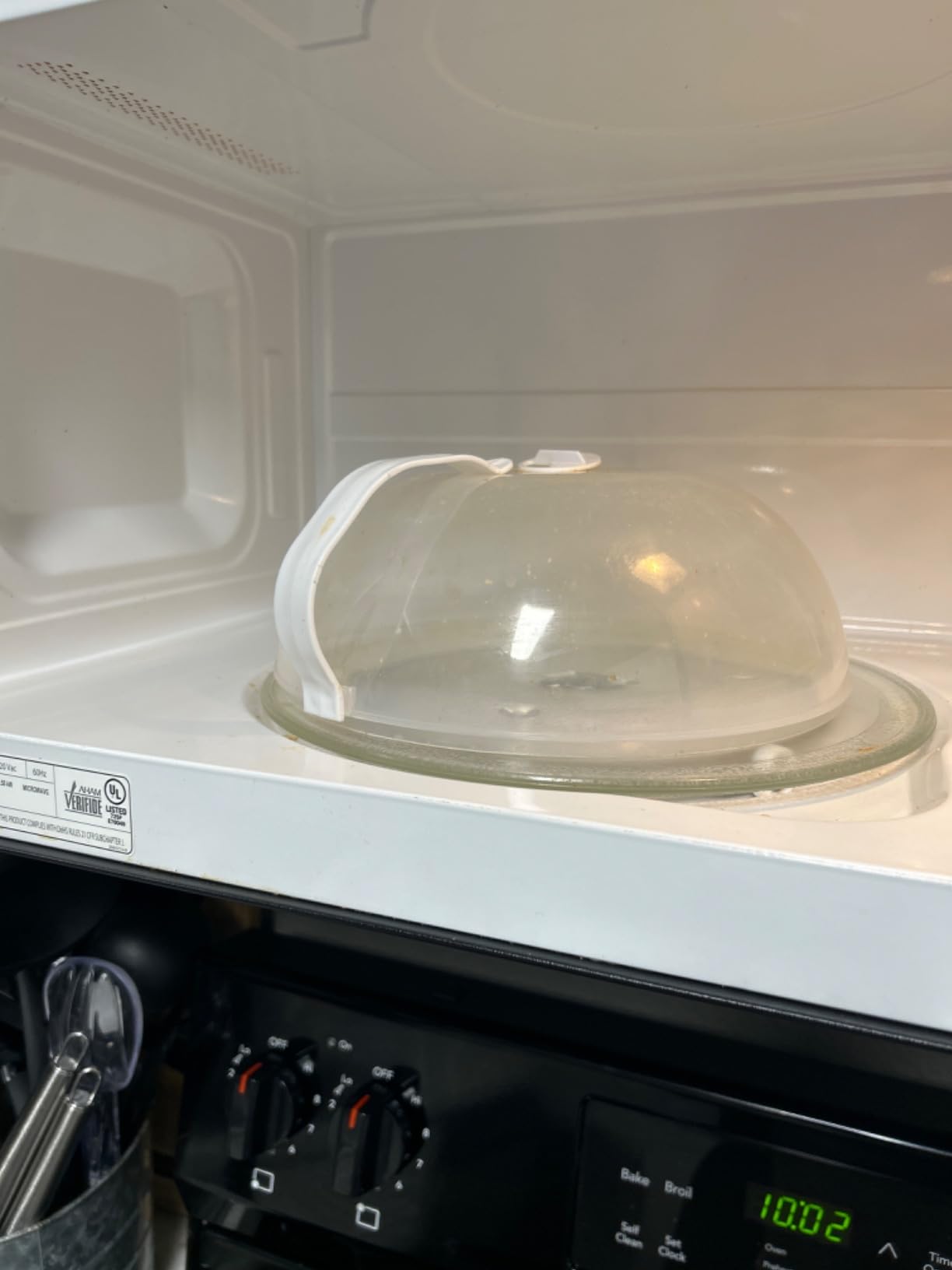 Amazon.com: Microwave Cover for Food,1PC Microwave Splatter Cover BPA ...