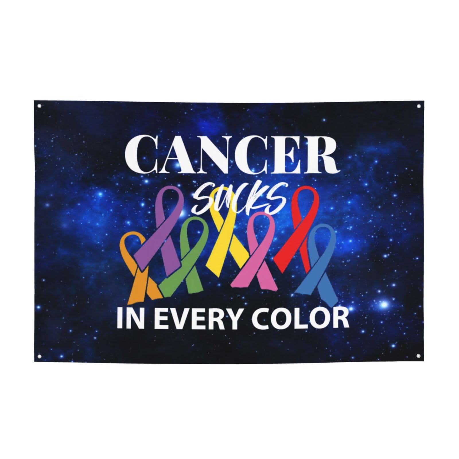 Amazon.com: Fight Cancer In All Color Fight Cancer Awareness Ribbons ...