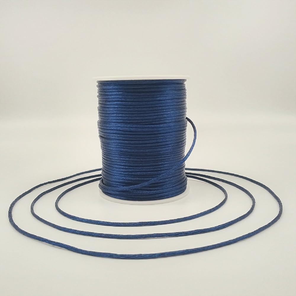 Amazon.com: 2 mm 330 Feet Satin Nylon Cord String for Jewelry Making ...