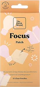 Amazon.com: The Patch Brand Focus Patch, 15 Clear Patches : Health & Household