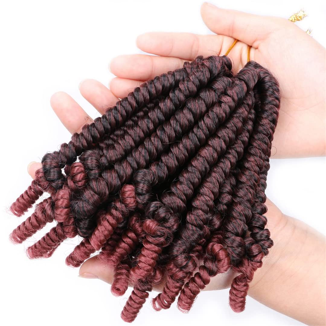 Amazon.com : 6 Inch Bomb Spring Hair Crochet Braids Bob Passion Ed Pre ...