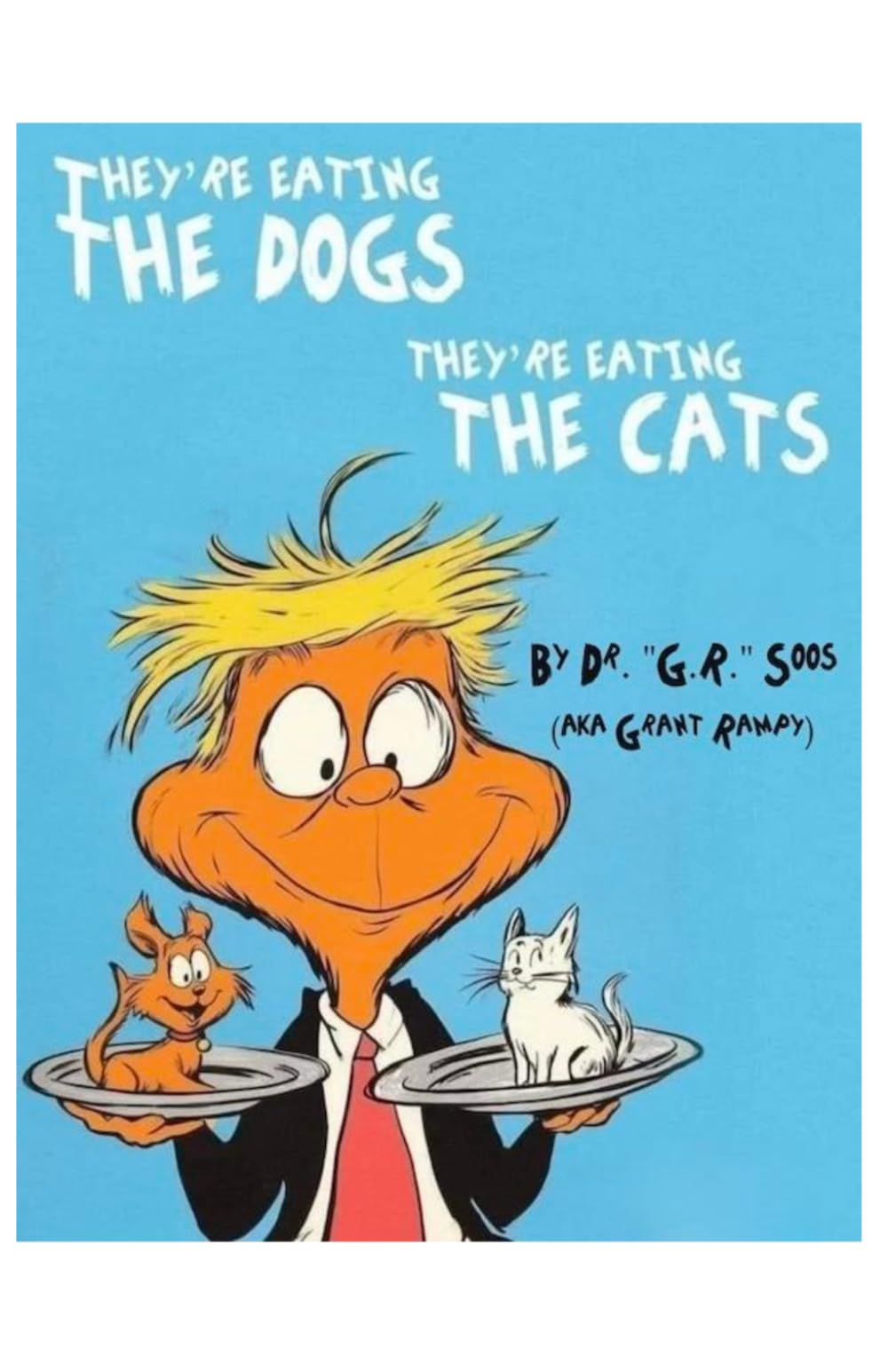 George Bush Eating Cat