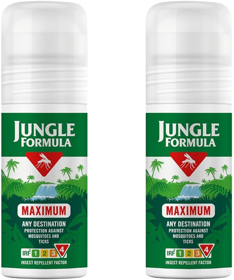 Jungle Formula Maximum Insect Repellent 50ml - Roll-On Repellent for ...