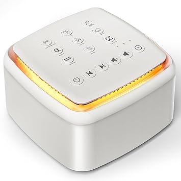 Amazon.com: Portable White Noise Machine,30 Non-Looping Soothing Sounds ...