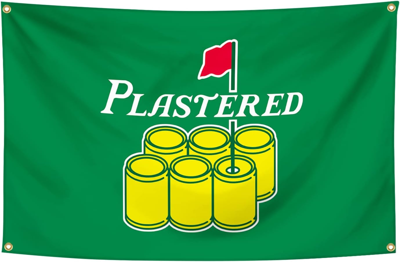 Amazon.com: Plastered Flag 3x5 Feet Banner Funny Flags For Room With ...