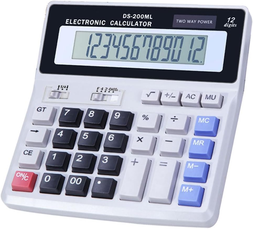 Amazon.com : LED Back-Light Calculator Desktop SMT-200 / Added Sound ...