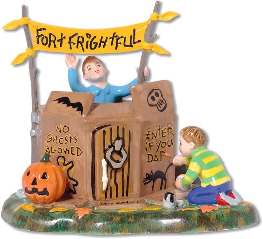 Amazon.com: Department 56 Snow Village Halloween Fort Frightful ...