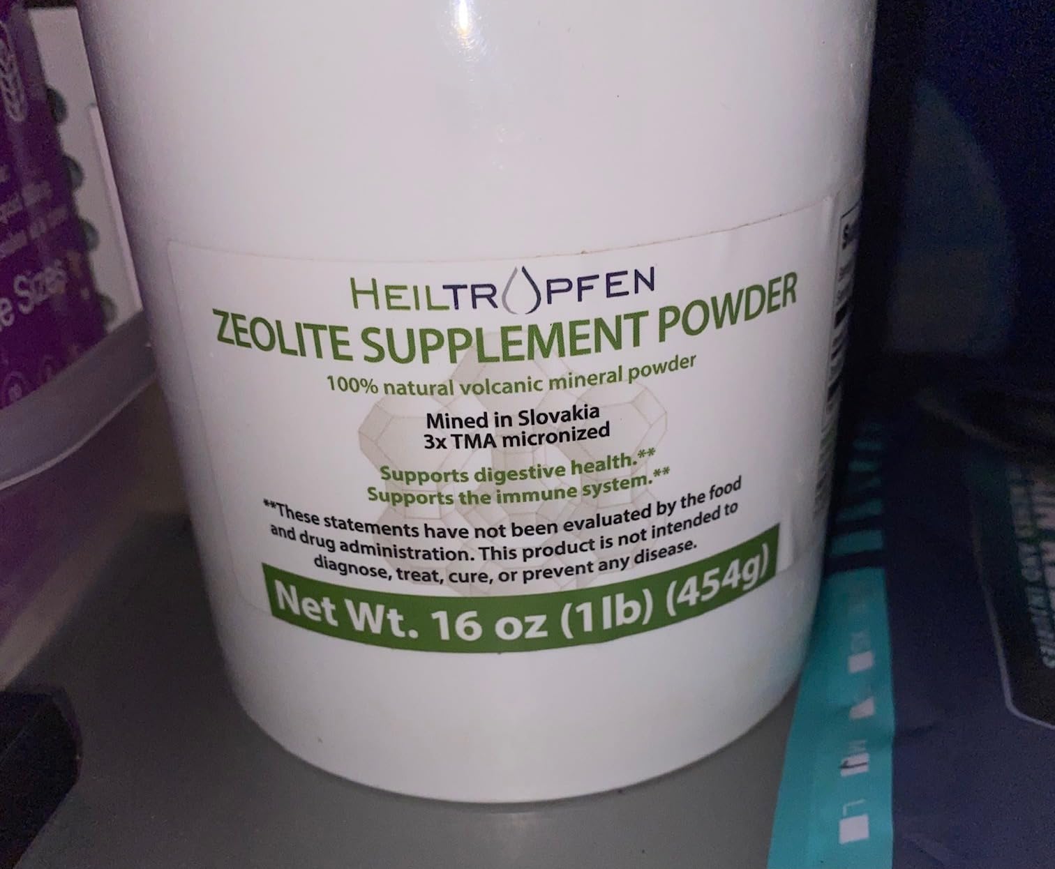 Amazon.com: Heiltropfen Zeolite Powder | Dietary Supplement 1 lb - 454 ...