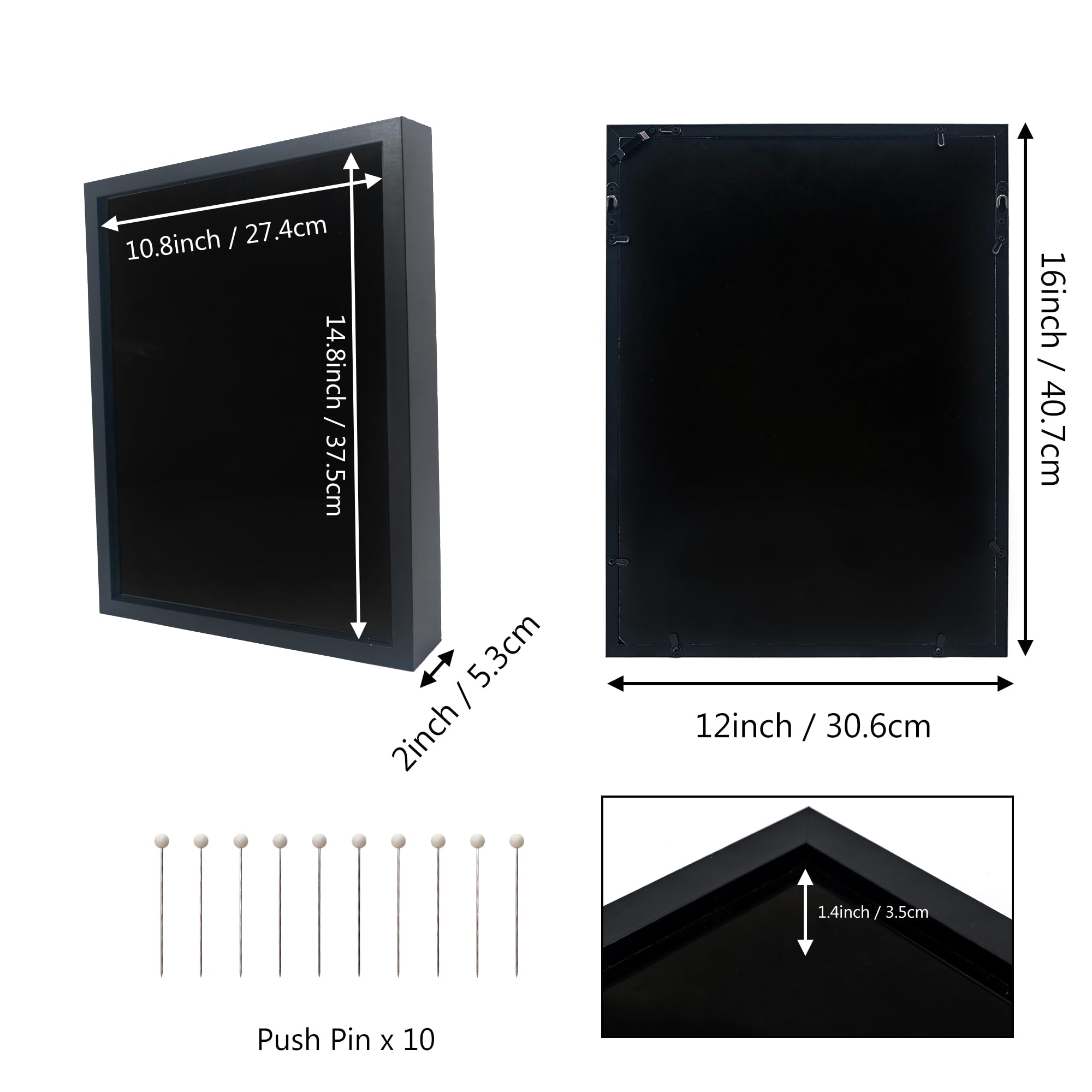 Snapklik.com : Graduation Cap Shadow Box Frame Wood Display Case