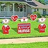 Amazon.com : Whaline 8Pcs Nurse Graduation Yard Signs with 16Pcs Stakes ...