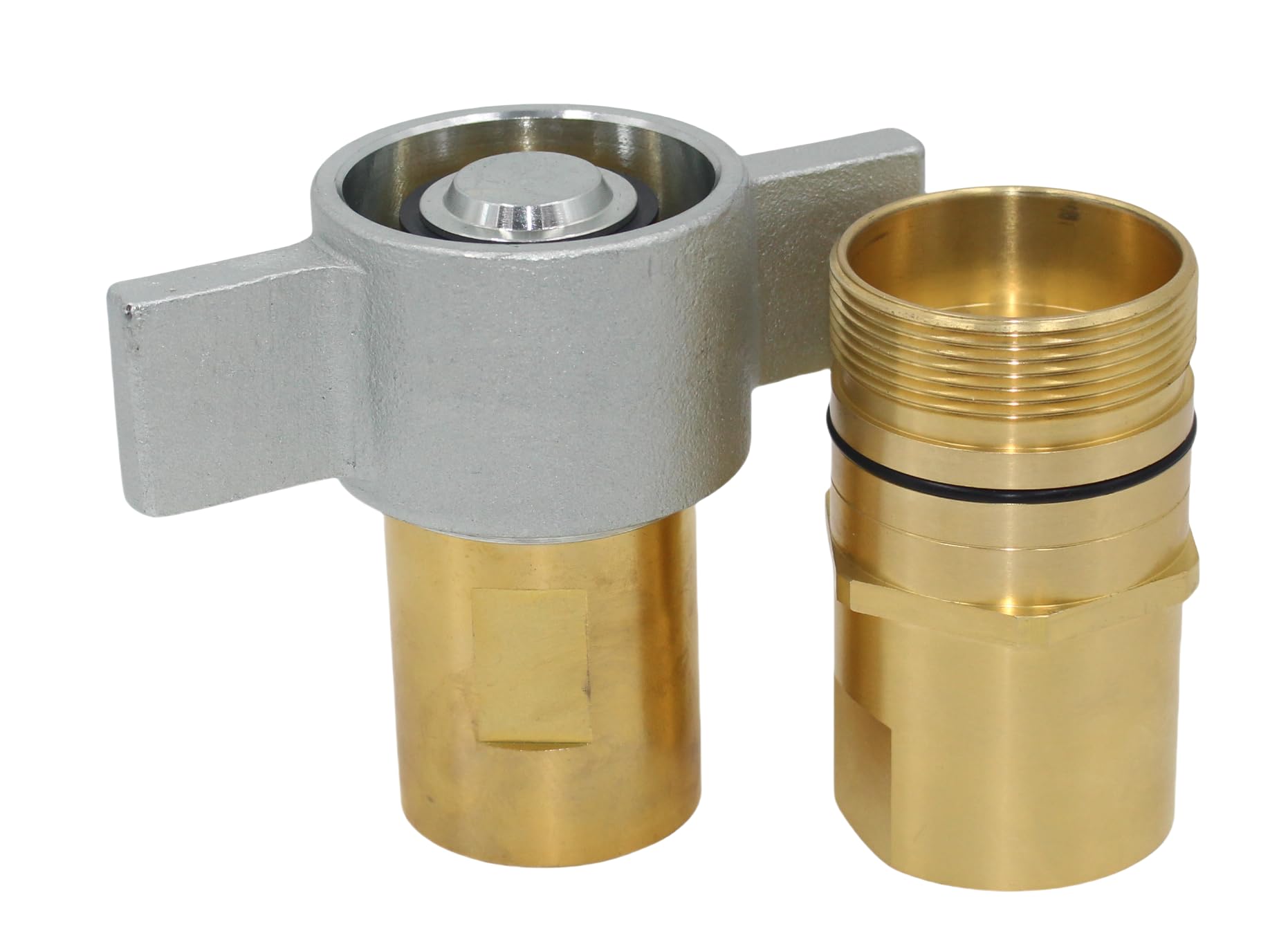 Snapklik.com : 1-1/4" NPT Wet-Line Wing Nut Heavy Duty Hydraulic Quick ...