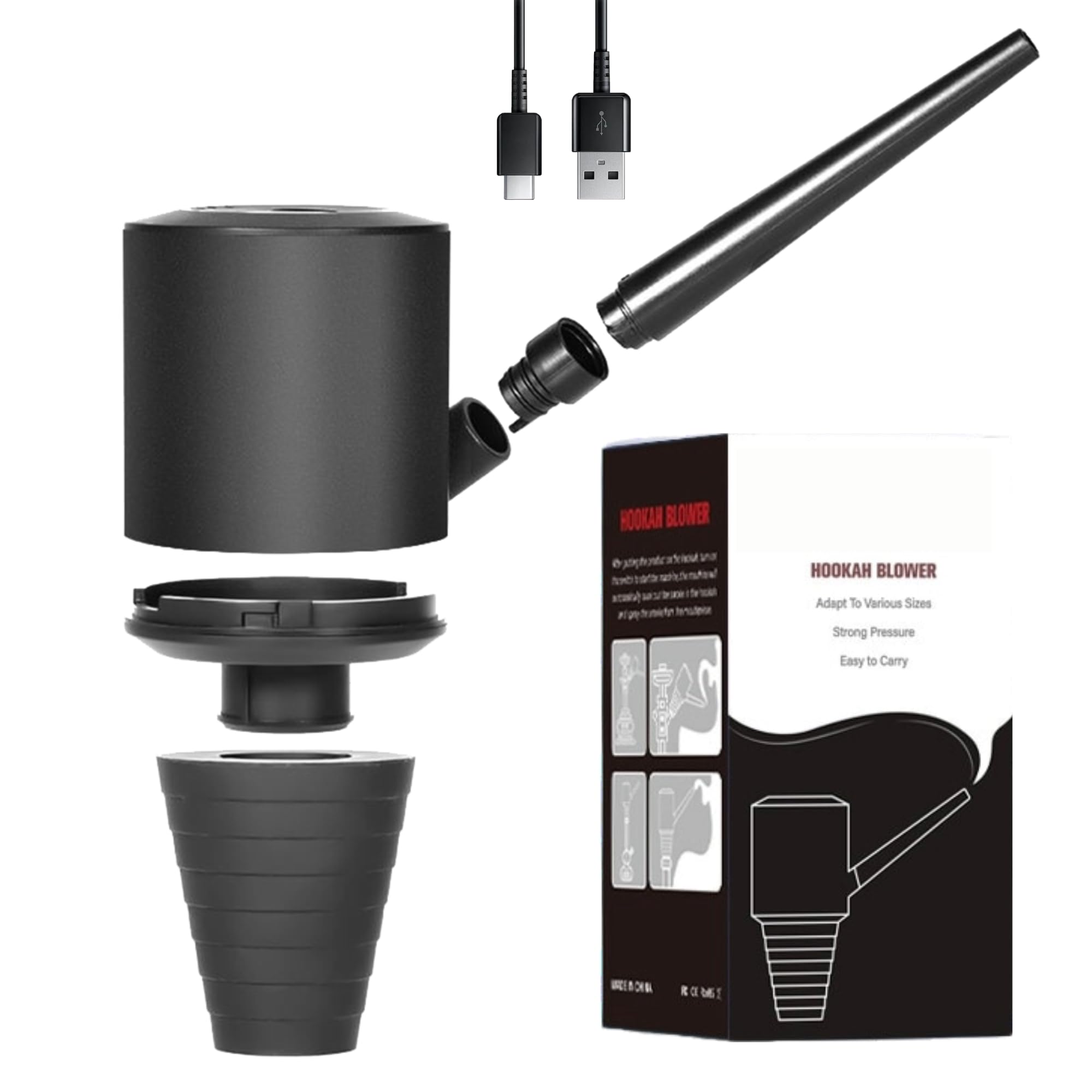 Amazon.com: SHISHA LYFE Electric Portable Hookah Starter Pump Kit ...