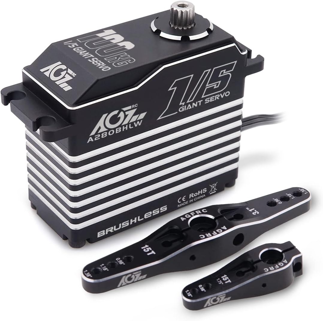 AGFRC 100KG High-Torque Digital-RC-Servo-Motor Waterproof - Metal Gear ...