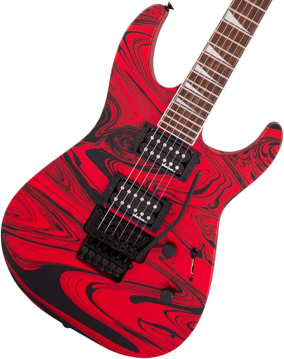 Amazon.com: Jackson X Series Soloist SLX - Satin Red Swirl : Musical ...