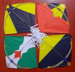 Paper PATANG Kite Large Size ,Multi Color & Design, Indian Kite addi ...