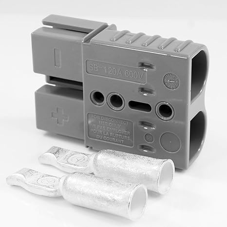 SB120 Anderson Connector 600V 50A Grey. includes 1 interchangeble ...