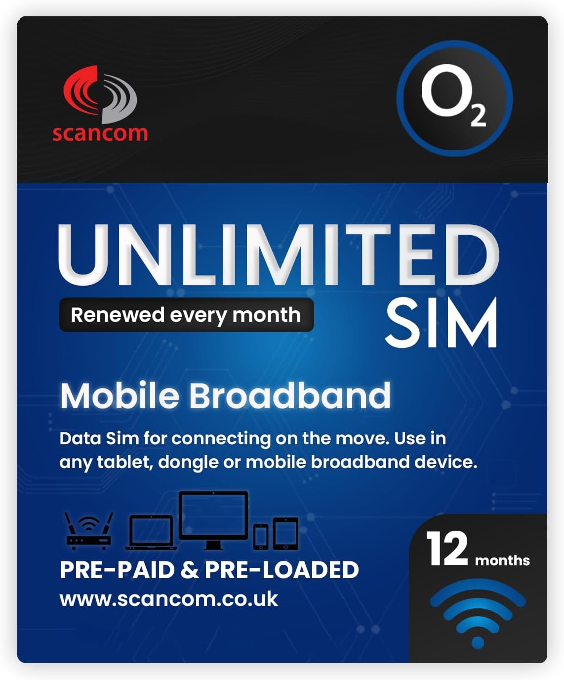 O2 Unlimited 5G Data SIM - Perfect for unlocked Phones, Routers ...