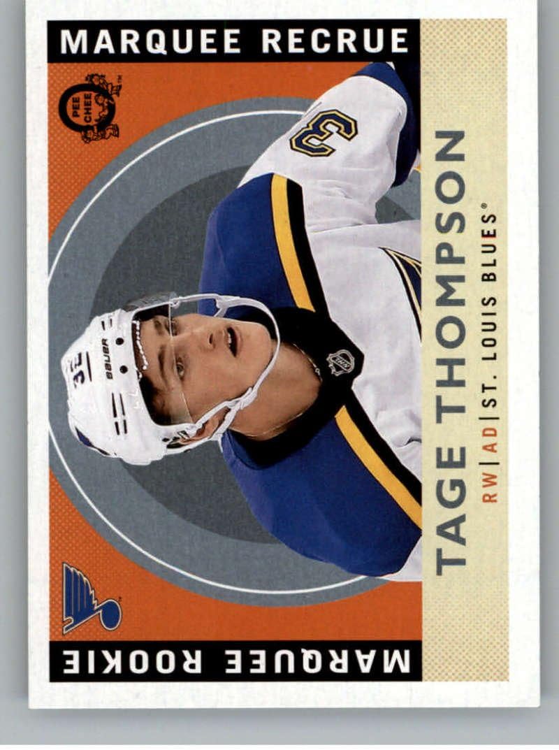 Amazon.com: 2017-18 O-Pee-Chee Retro #618 Tage Thompson Blues Rookie ...