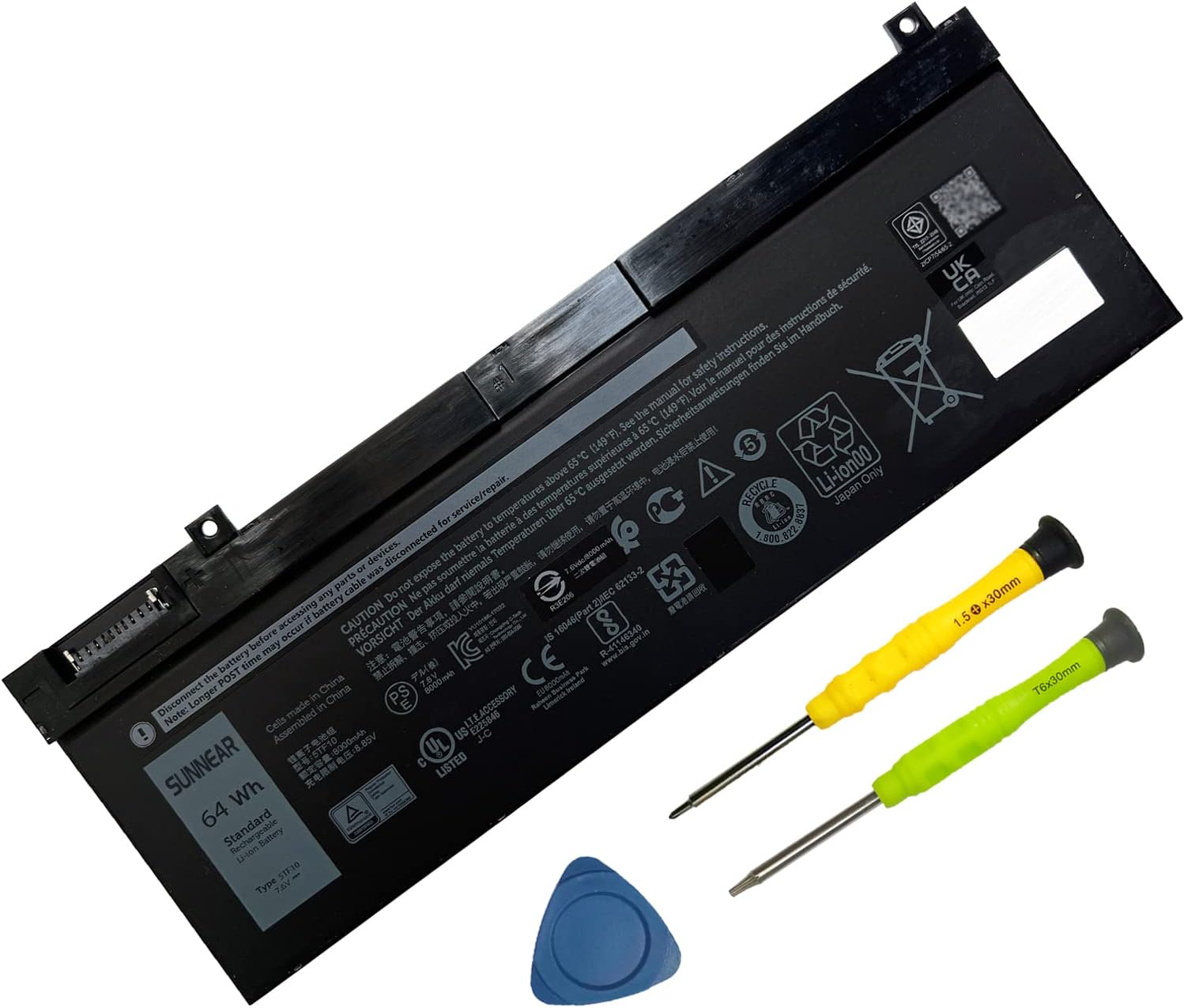 Amazon.com: 5TF10 Laptop Battery Replacement for Dell Precision 7730 ...