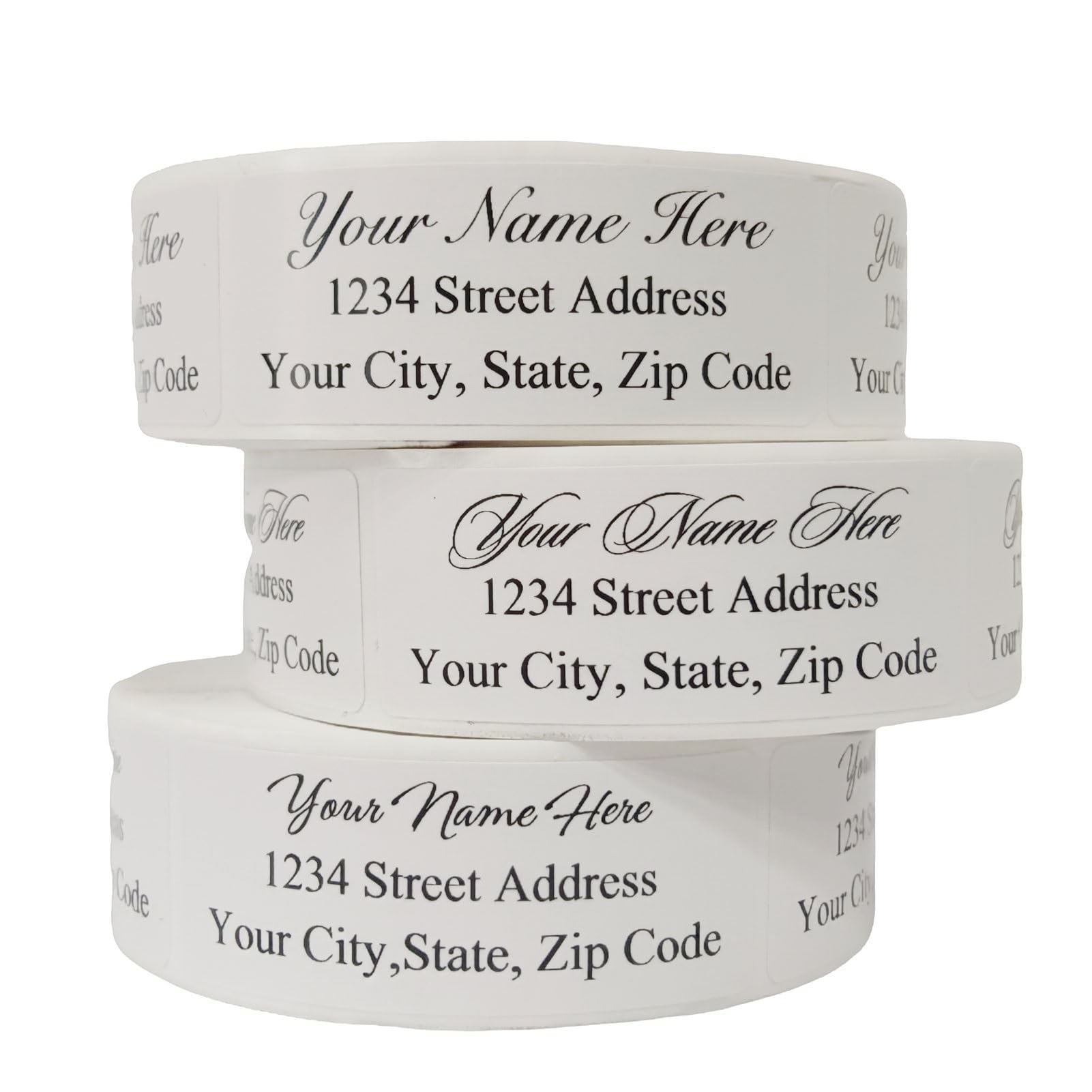 Amazon.com : Address Labels Personalized Return Address Labels 2.6" x 1 ...