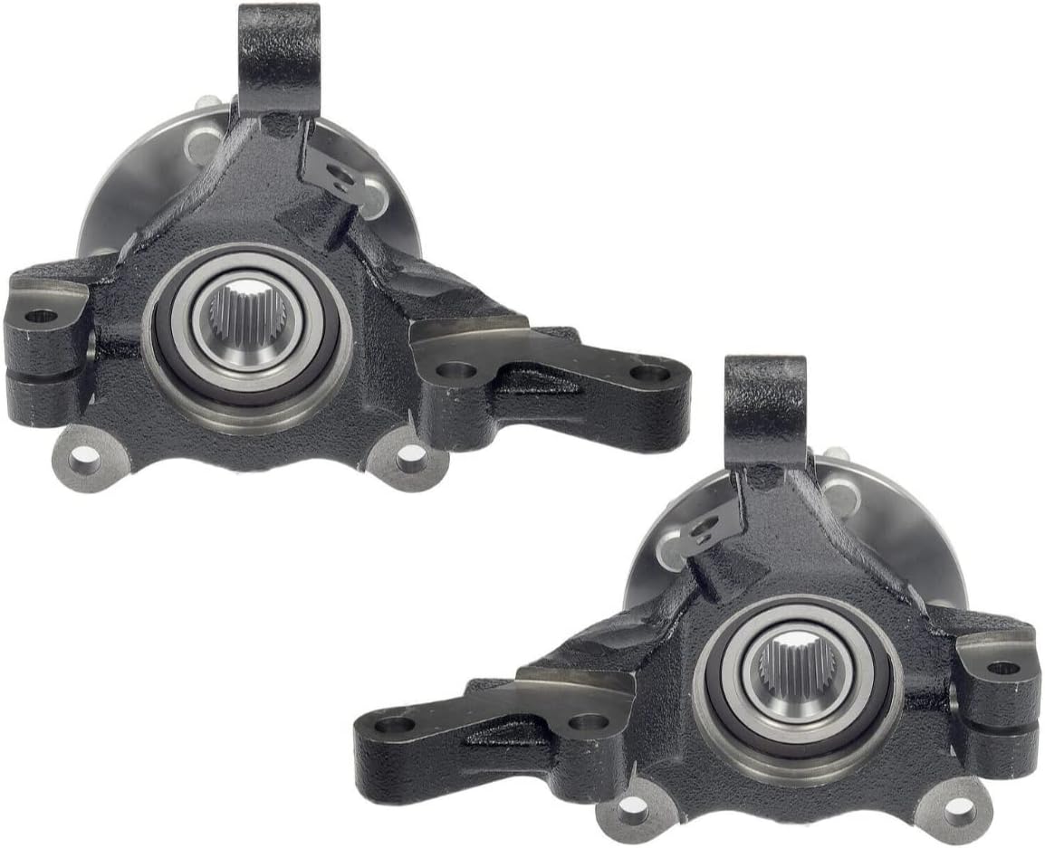 Amazon.com: Detroit Axle - Front Steering Knuckles & Wheel Hub Bearings ...