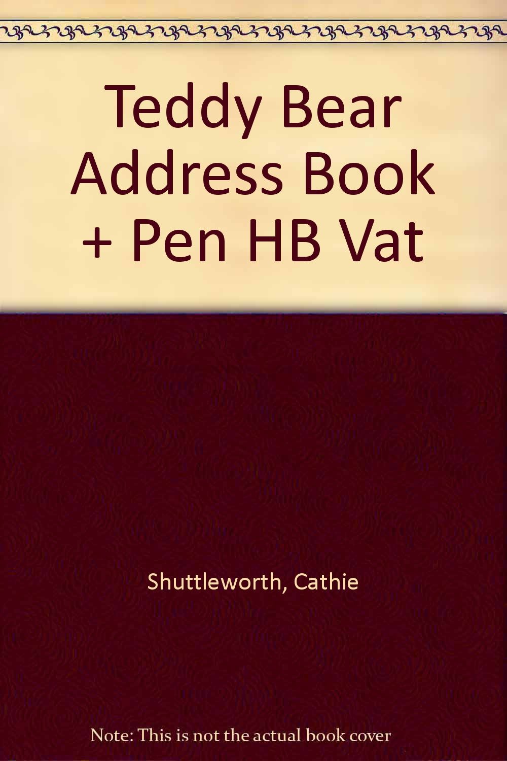 Amazon.co.jp: Teddy Bear Address Book + Pen HB Vat : Shuttleworth ...