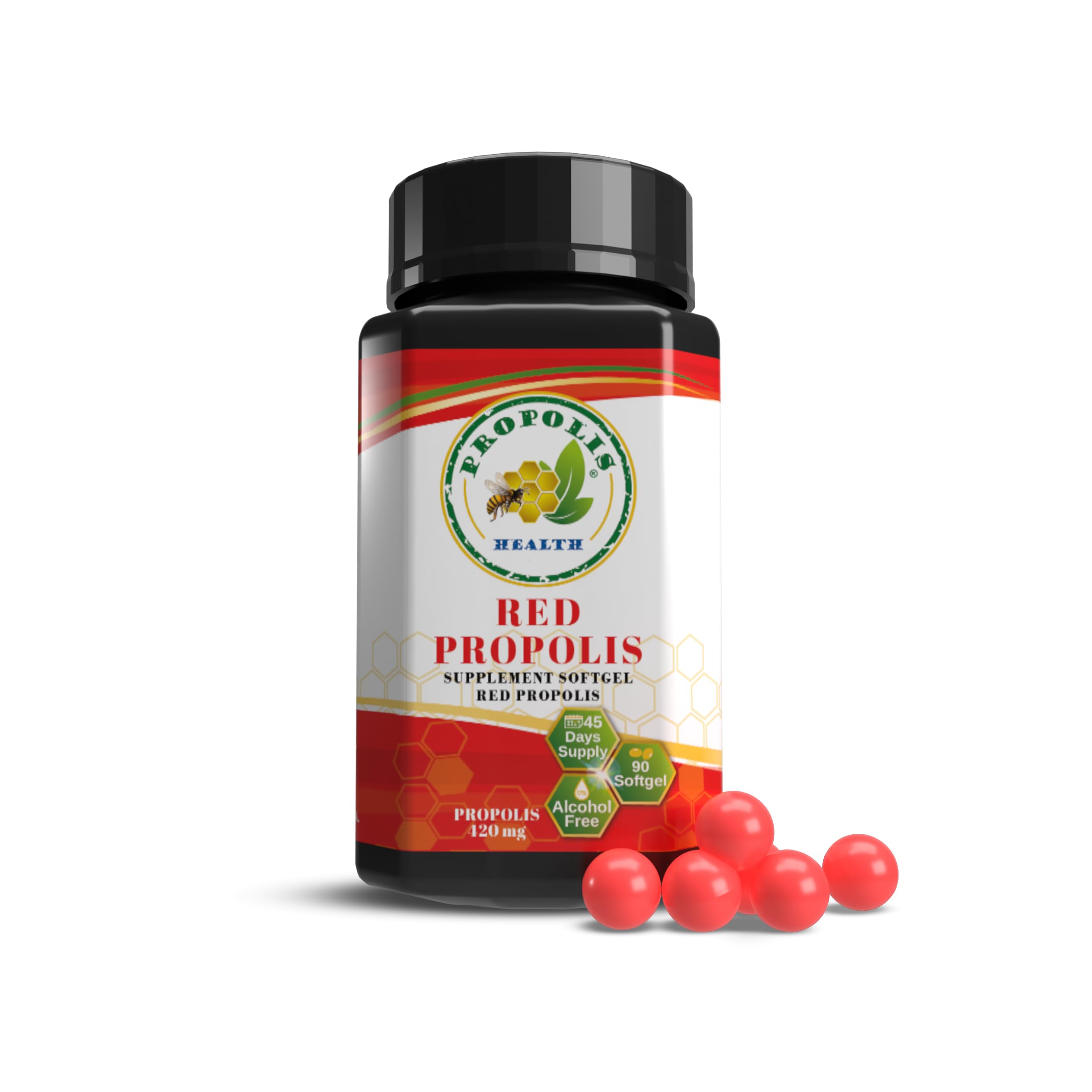 Amazon.com: Propolis Health Red Propolis - Bee Red Propolis 90 Capsules ...