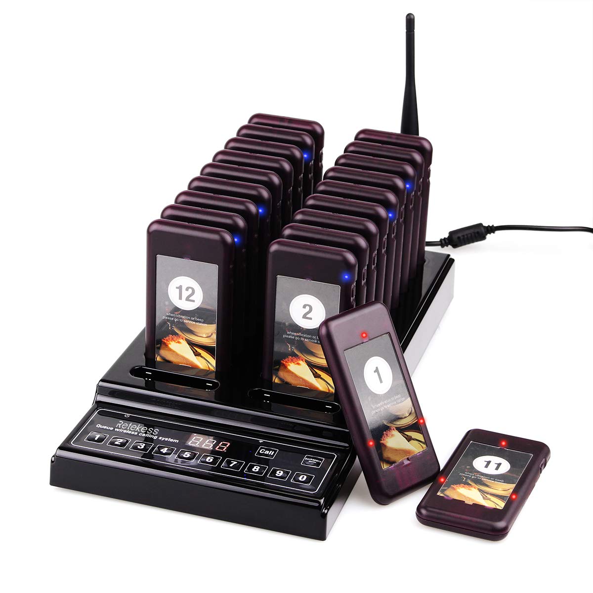Retekess T112 Classic Restaurant Pager System Food Buzzer System ...