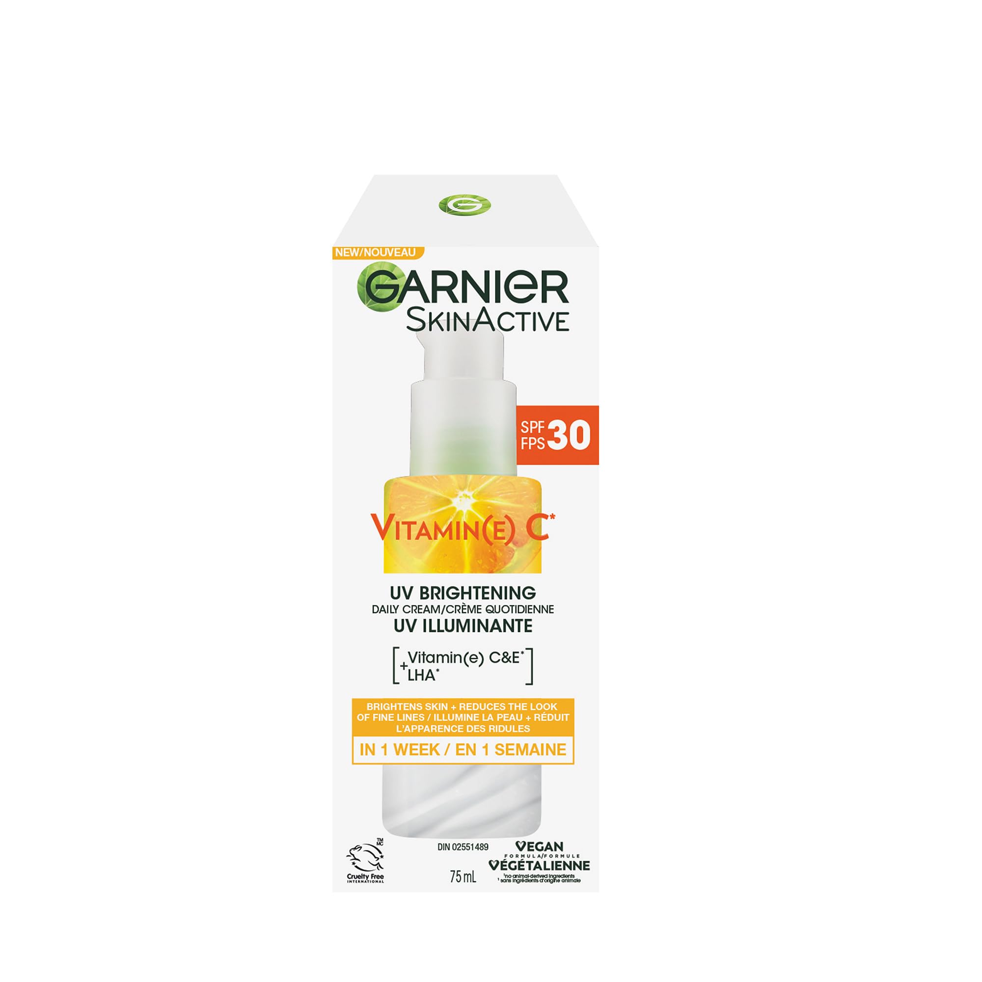 Garnier SkinActive Vitamin C UV Brightening Daily Cream SPF 30, Skin ...