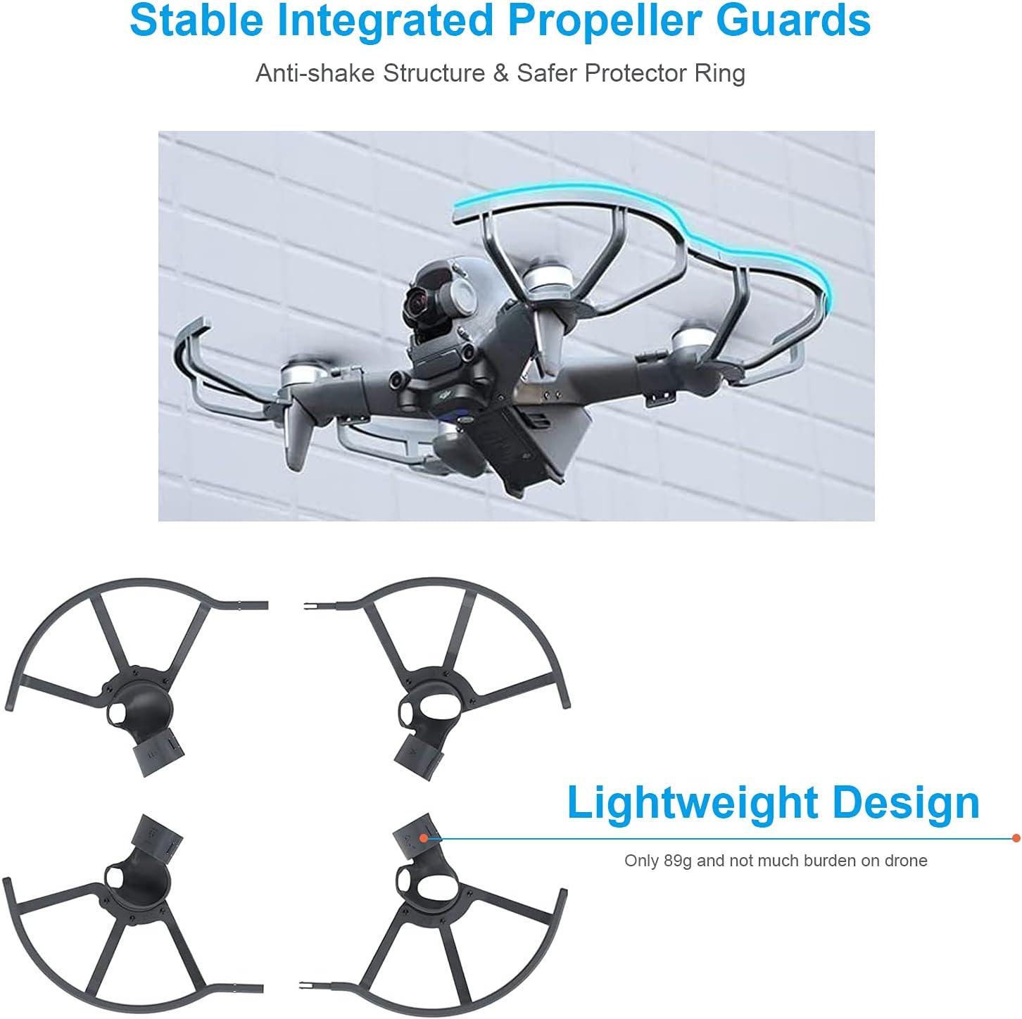 RUIZHI Propeller Guard, Propeller Protector Quick Release Cover ...