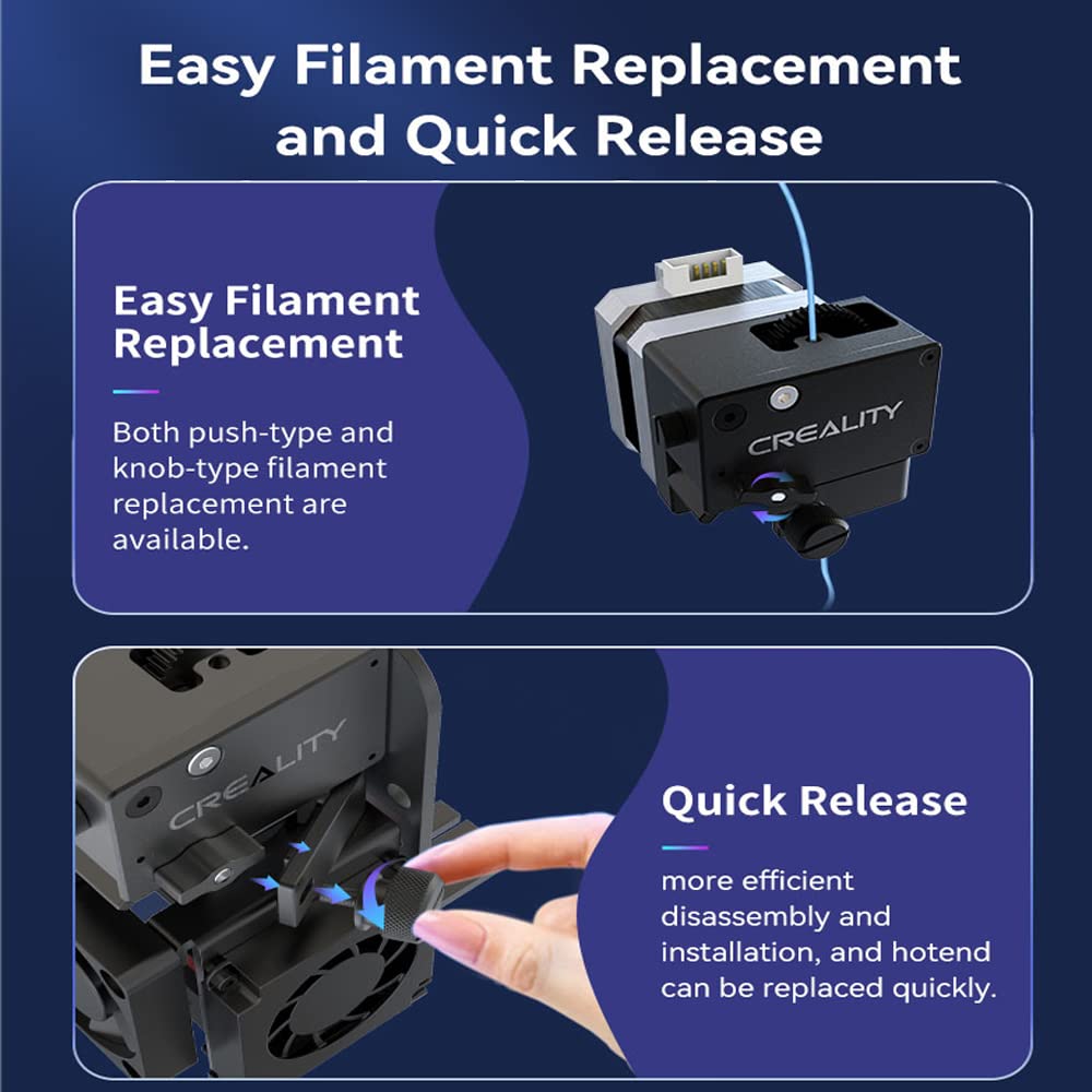 Snapklik.com : Creality Official E-Fit Extruder KitSupports Bowden And ...