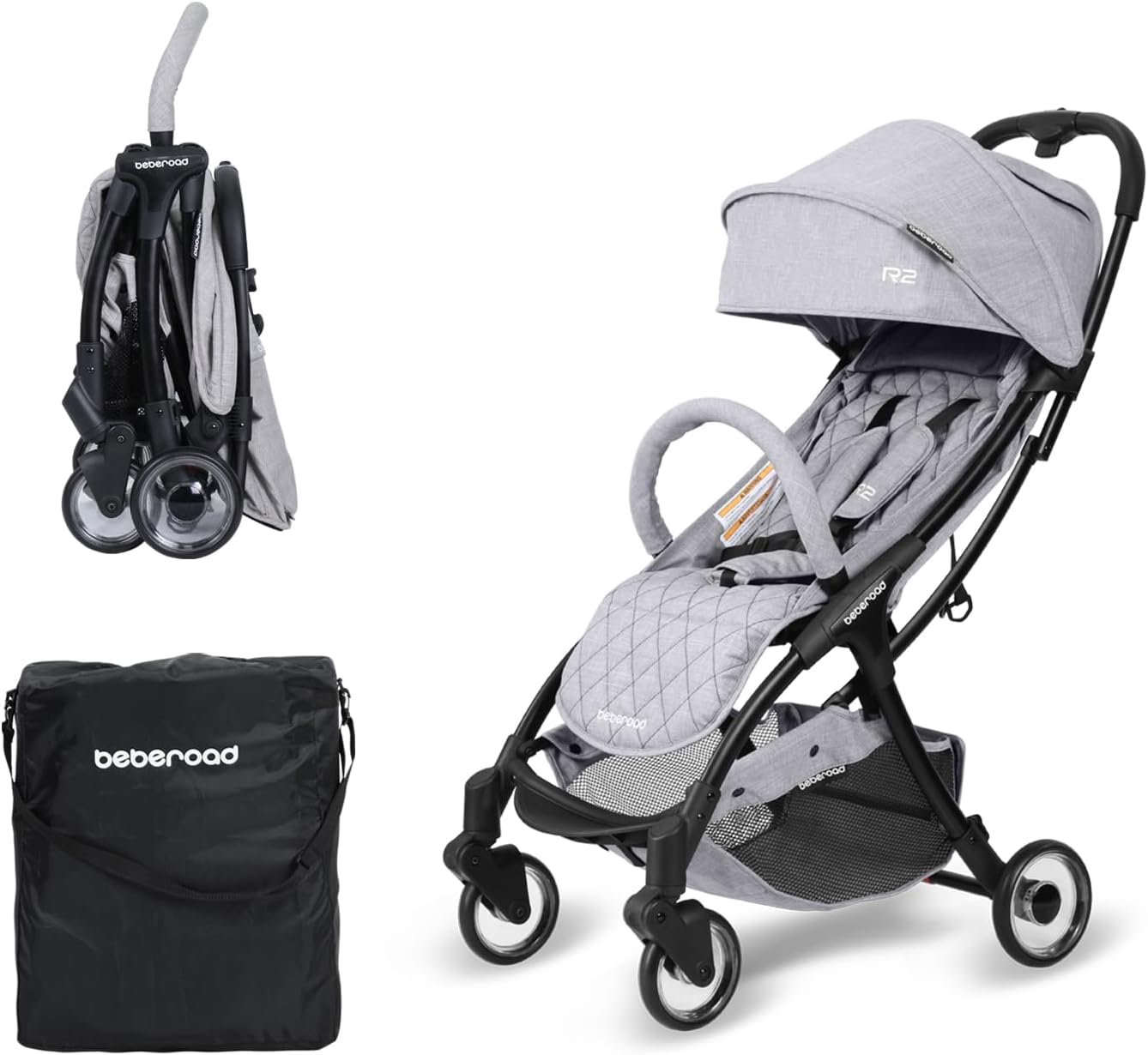 Amazon.com : Beberoad Love R2 Small Travel Stroller Compact Stroller ...