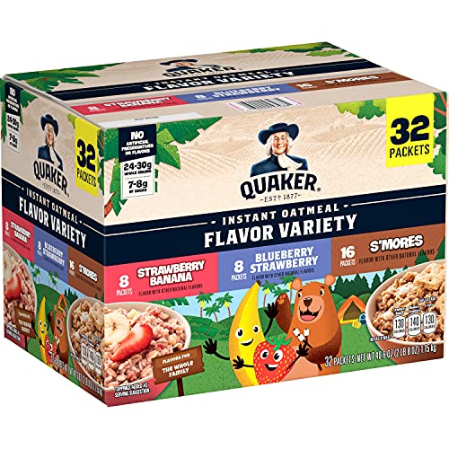 Buy Quaker Instant Oatmeal, Original, Individual Packets, 0.98 Ounce ...
