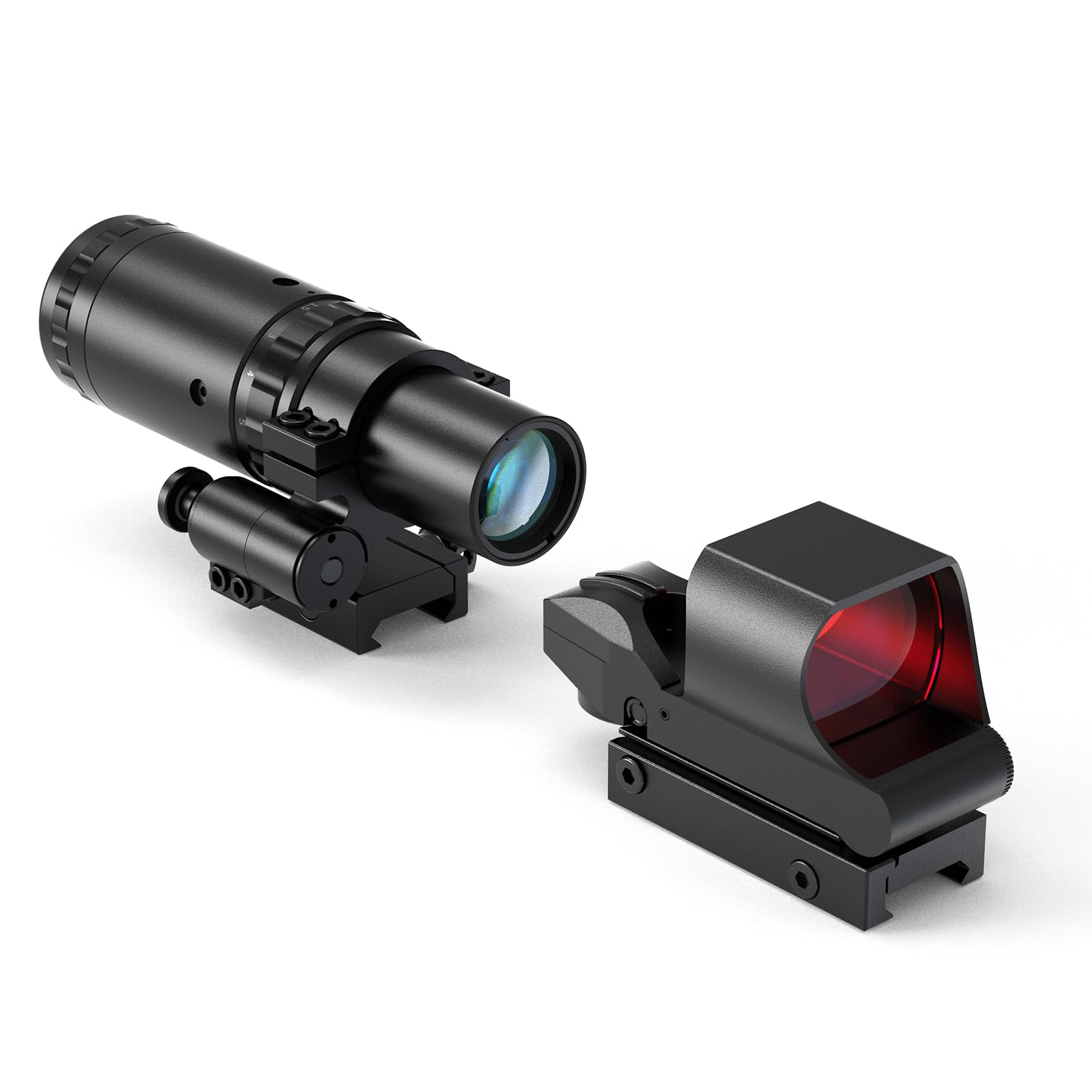 Snapklik.com : Feyachi M57 15X - 5X Red Dot Magnifier