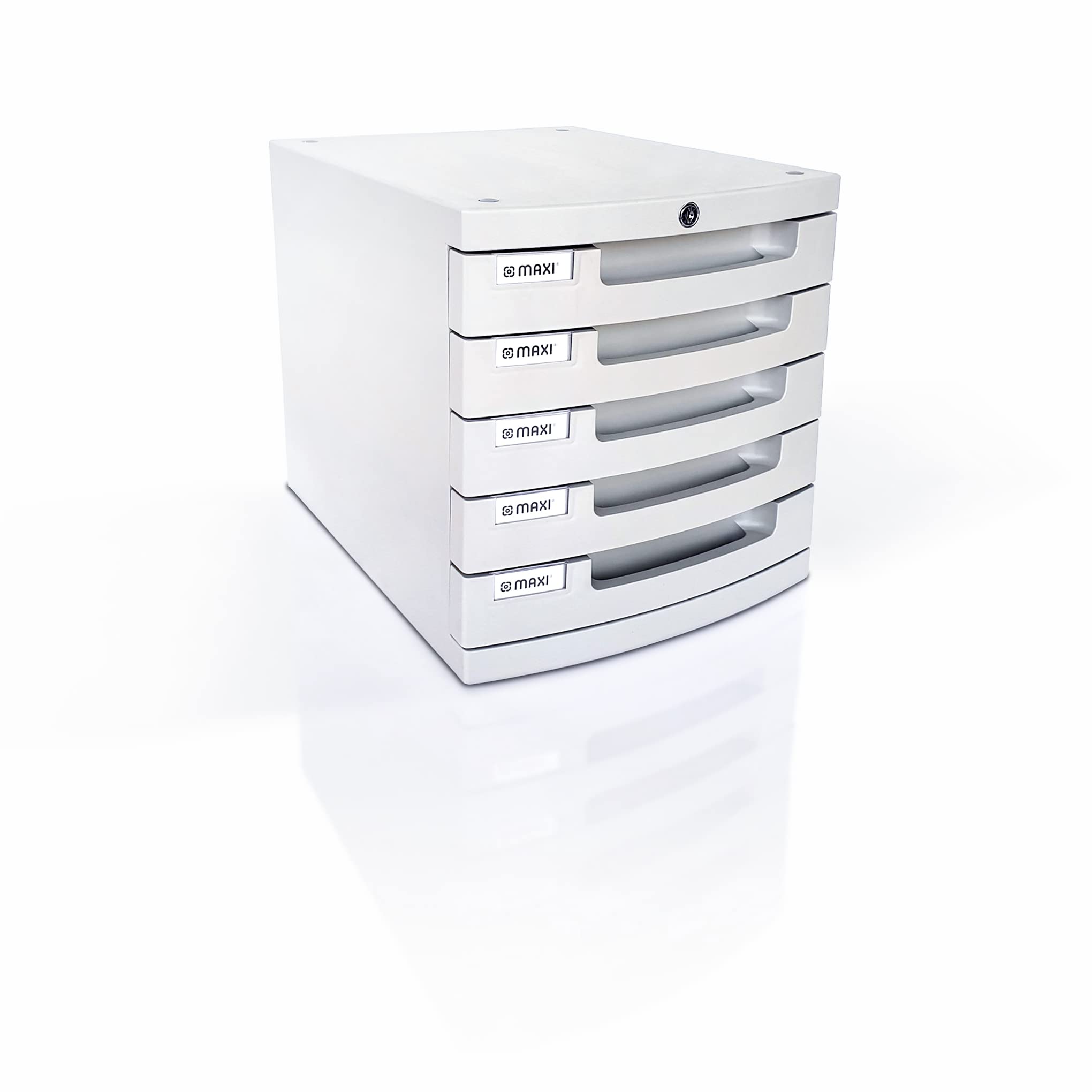 Maxi Plastic Storage 5 Drawer With Lock, office file cabinets Filing ...