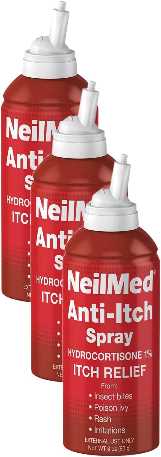 Amazon.com: NeilMed Anti Itch (Relief) Spray Hydrocortisone 1%, 3 Oz ...