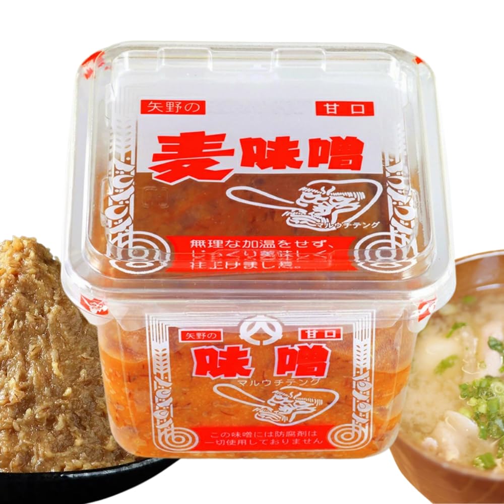 Amazon.com : Miso Paste Mugi Miso Barley and Soybeans Made in Japan ...