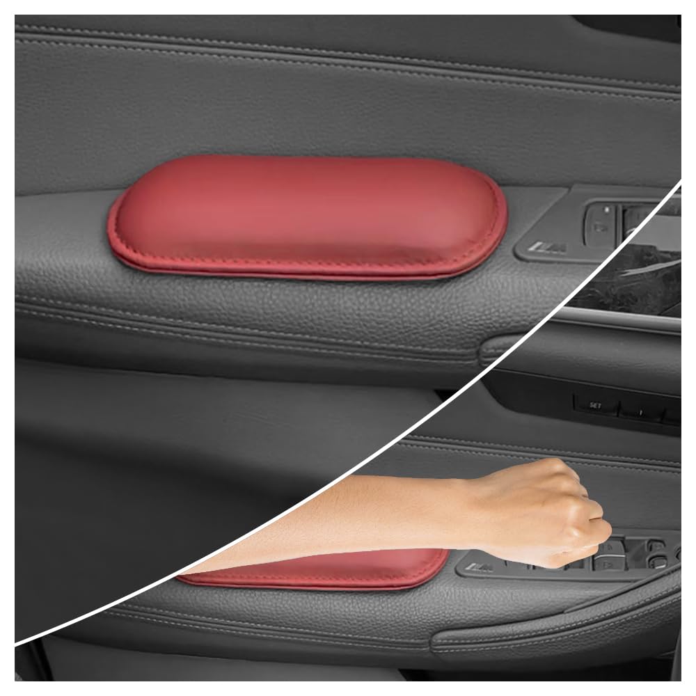 Amazon.com: Stacool 2PCS Car Door Armrest Pads,Soft Leather+Memory Foam ...