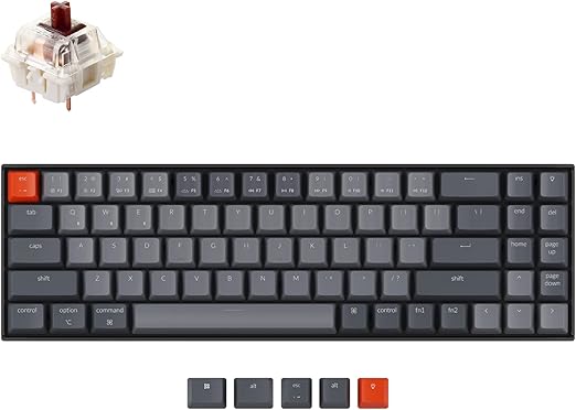 Amazon.com: Keychron K14 70% Layout 72 Keys Bluetooth Wireless/USB ...