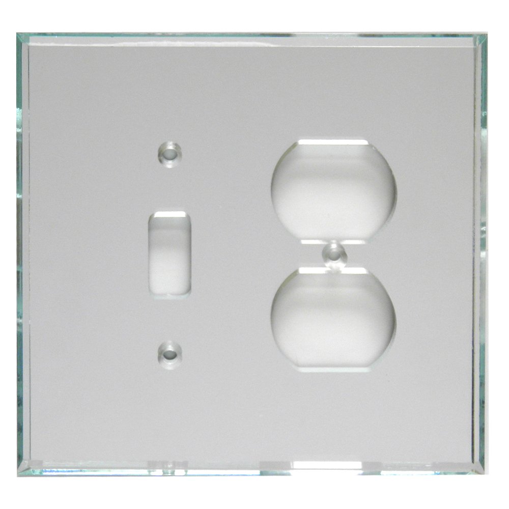 GlassAlike™ Duplex/Switch Acrylic Mirror Plate - Light Switch Acrylic ...